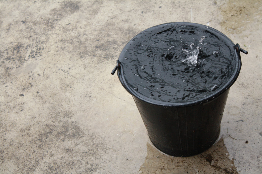 water bucket - Green Frog Roofing